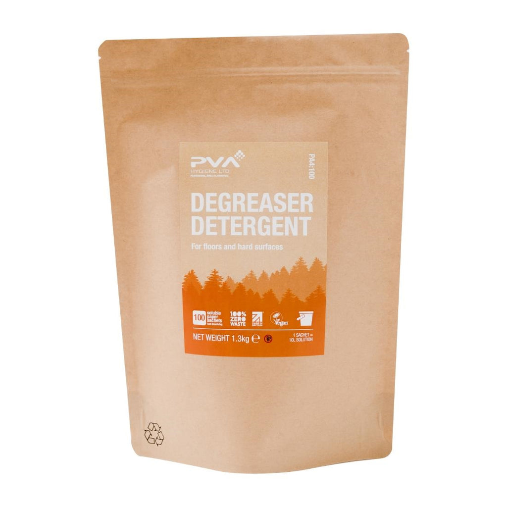 PVA Hygiene Water Soluble Paper Sachets for Buckets Degreaser (Pack of ...