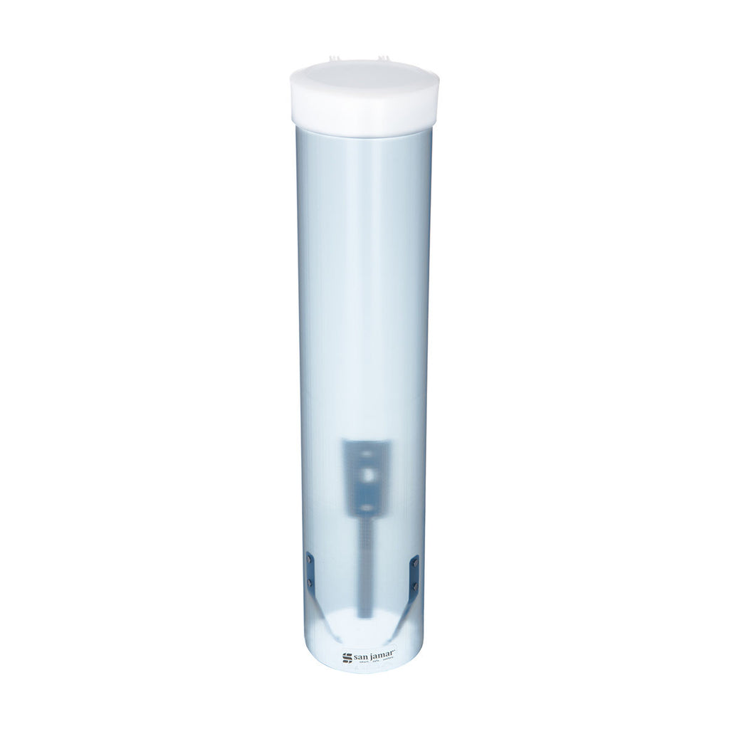 San Jamar C3165FBL 16" Frosted Blue Medium Water Cup Dispenser - 64 ...