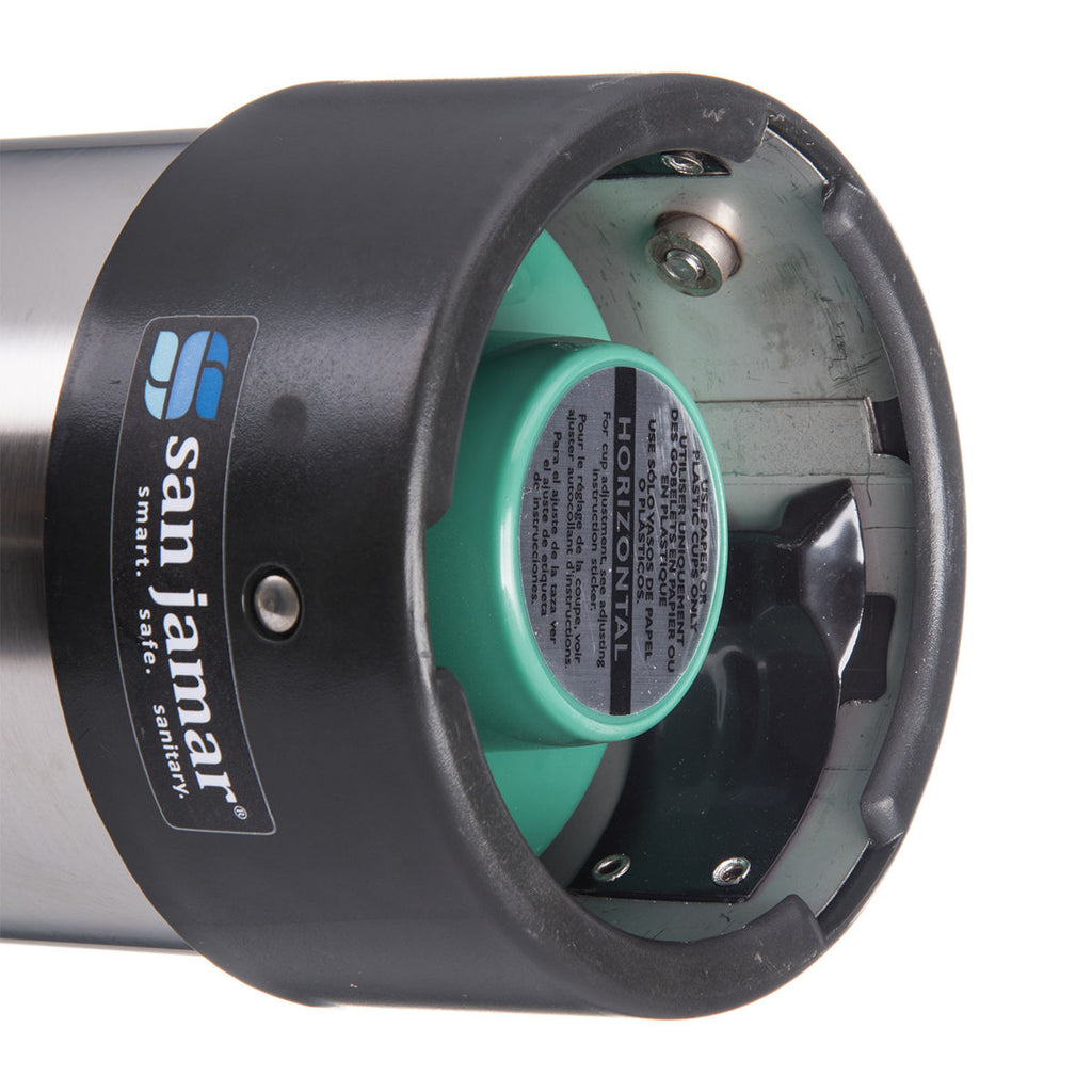 San Jamar C3200EH 6-10oz Multi Horizontal Surface Mount Cup Dispenser ...