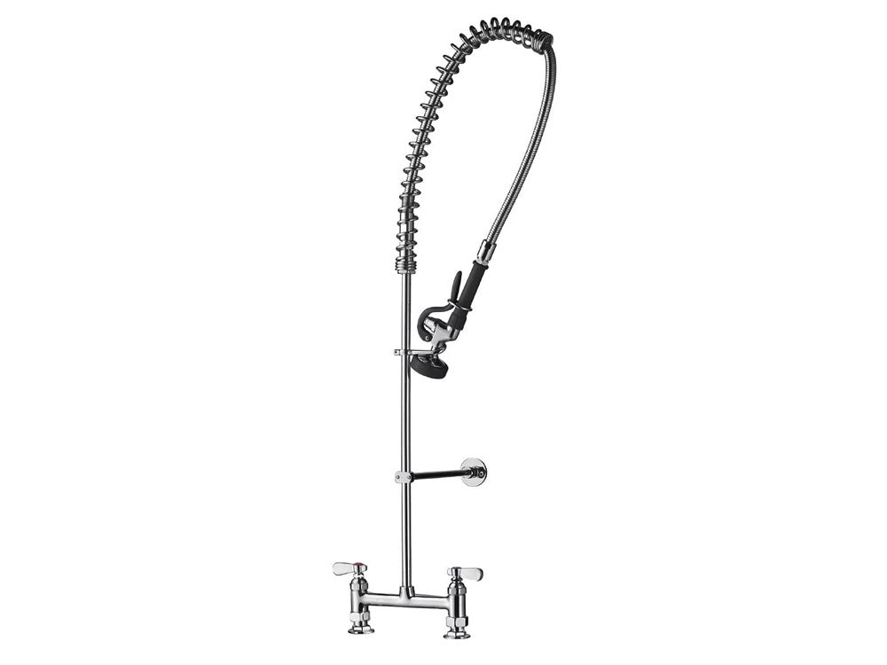 Advantage WRAS Approved Pre Rinse Spray Arm Twin Pillar | Advantage ...