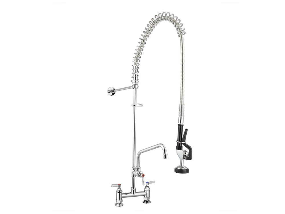 Advantage WRAS Approved Pre Rinse Spray Arm Double Deck Mounted c/w 12 ...