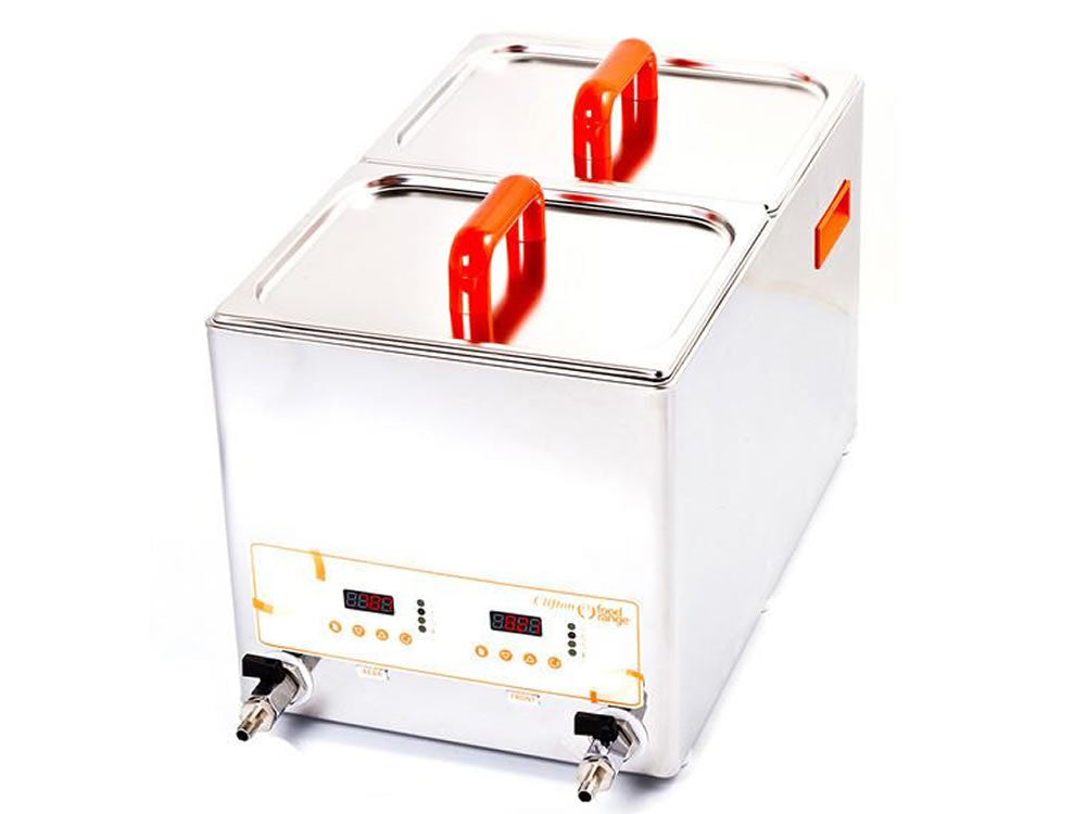 Clifton Food Range FLE-8/8 Compact Digital Unstirred Duobath ...