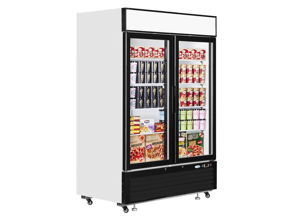 Tefcold LGF5000 1108 Ltr Double Glass Door Display Freezer | Advantage ...