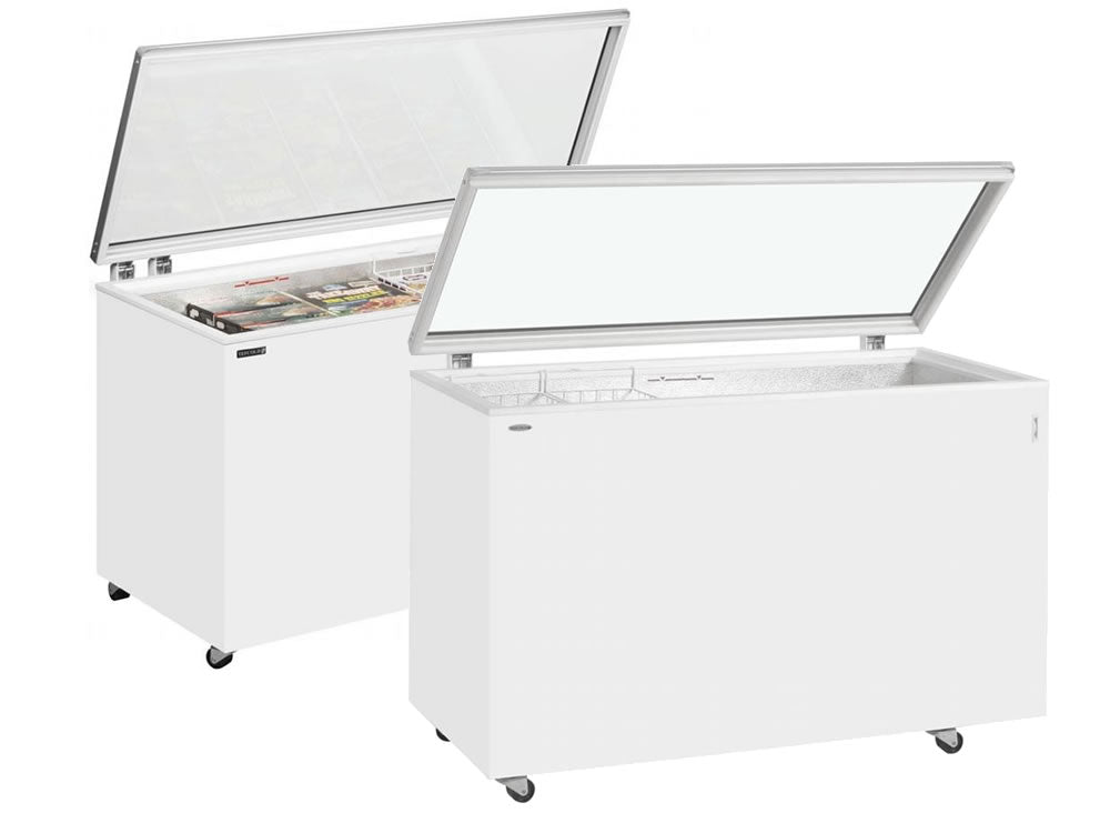 Tefcold ST Range Hinged Glass Lid Chest Freezer | Advantage Catering ...